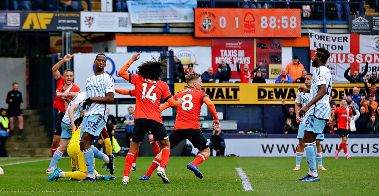 Luton move out of drop zone as Nottingham Forest slapped with four ...