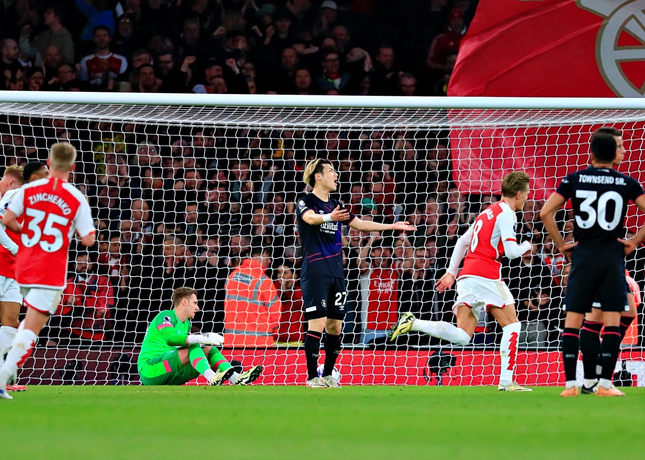 Arsenal 2 Luton 0: ‘Beaten but not disgraced,’ says Edwards as Hatters ...