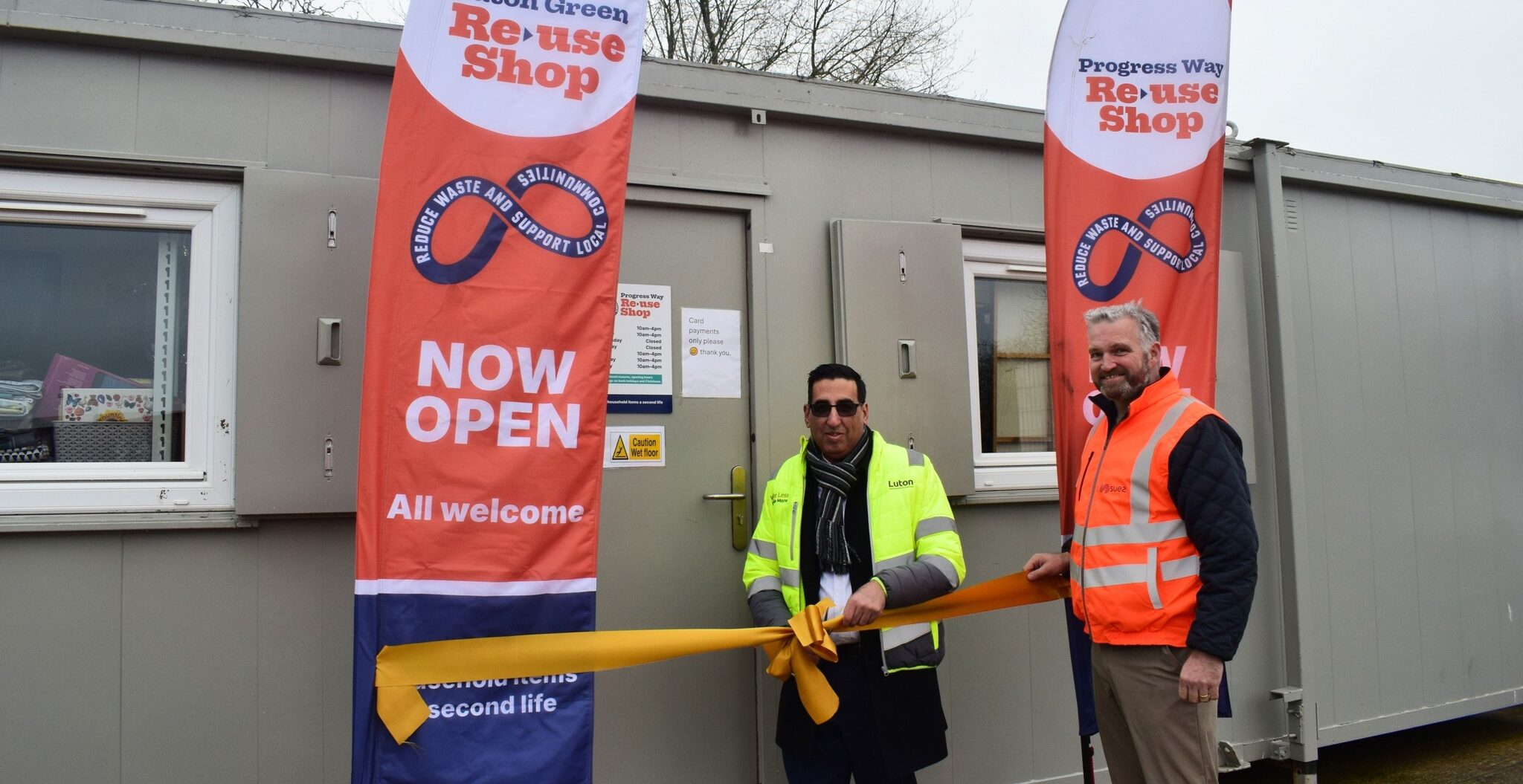 Permanent reuse shops open at Luton recycling centres to cut waste and ...