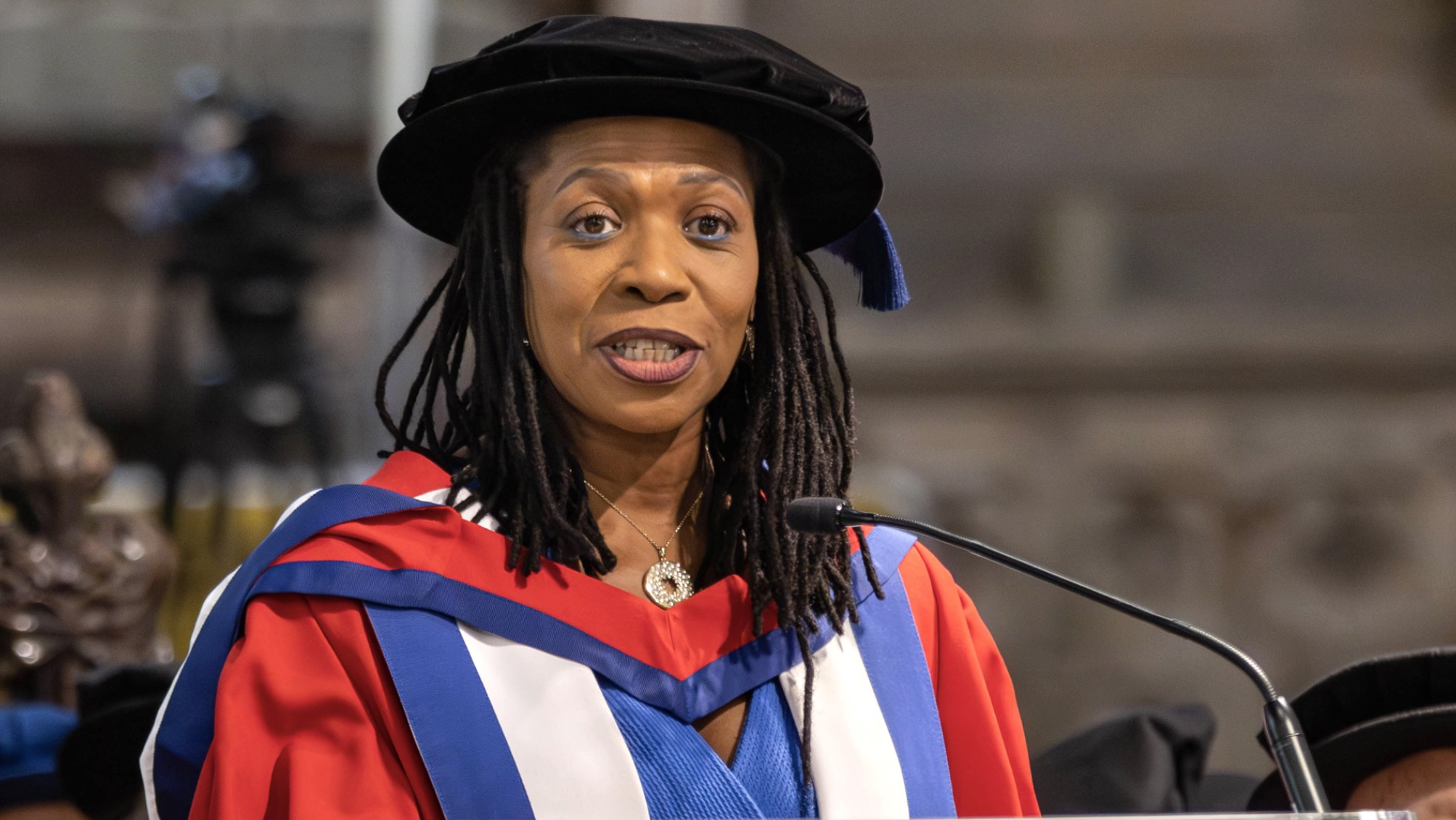 University hands honorary degree to singer and TV star as graduations ...